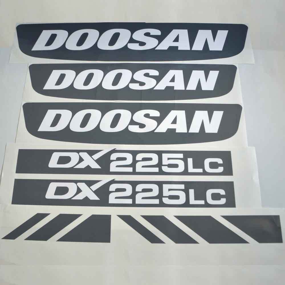 Doosan DX225LC Decal Set / Sticker Kit