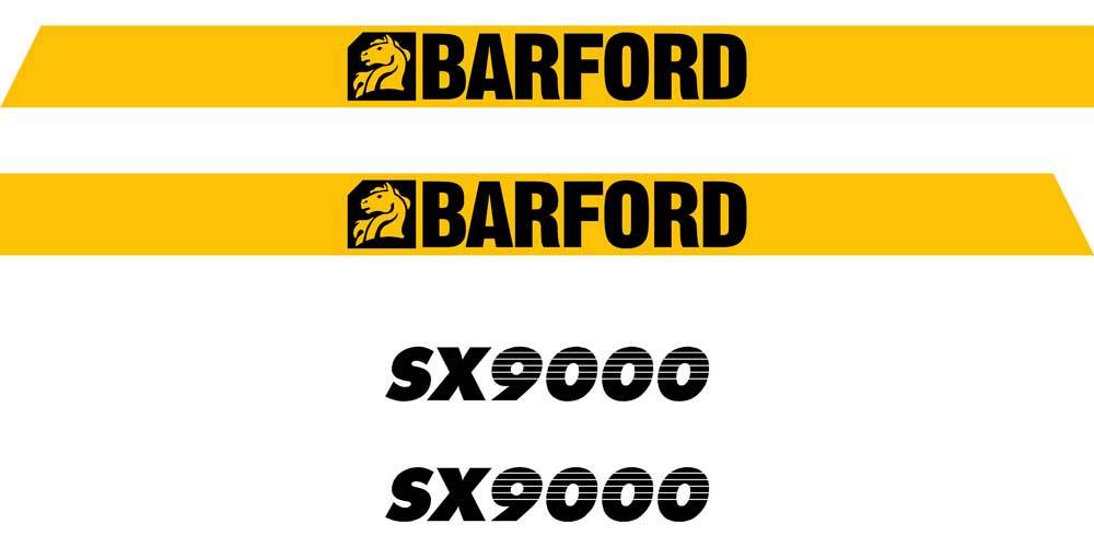 Barford SX9000 Decals Stickers Kit